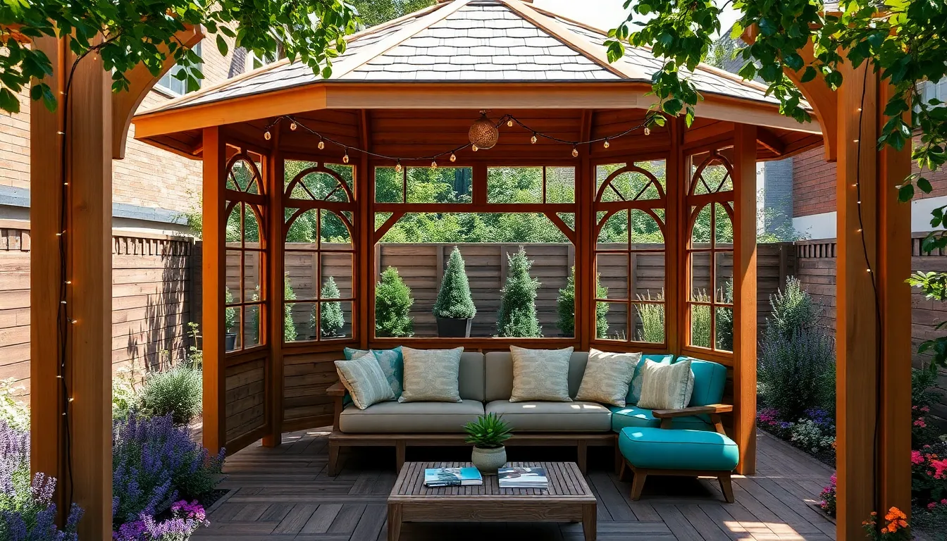 8 Unique Gazebo Designs for Small Yards - shadecrafted.com